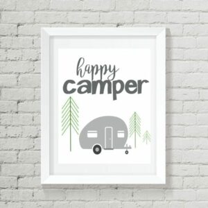 23 Happy Camper Decor Ideas & Gifts to Give for 2019